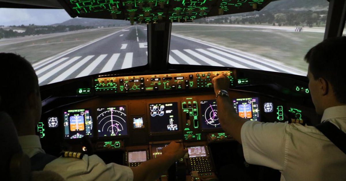 Simulateur de vol en avion de ligne en Loire Atlantique, à Nantes