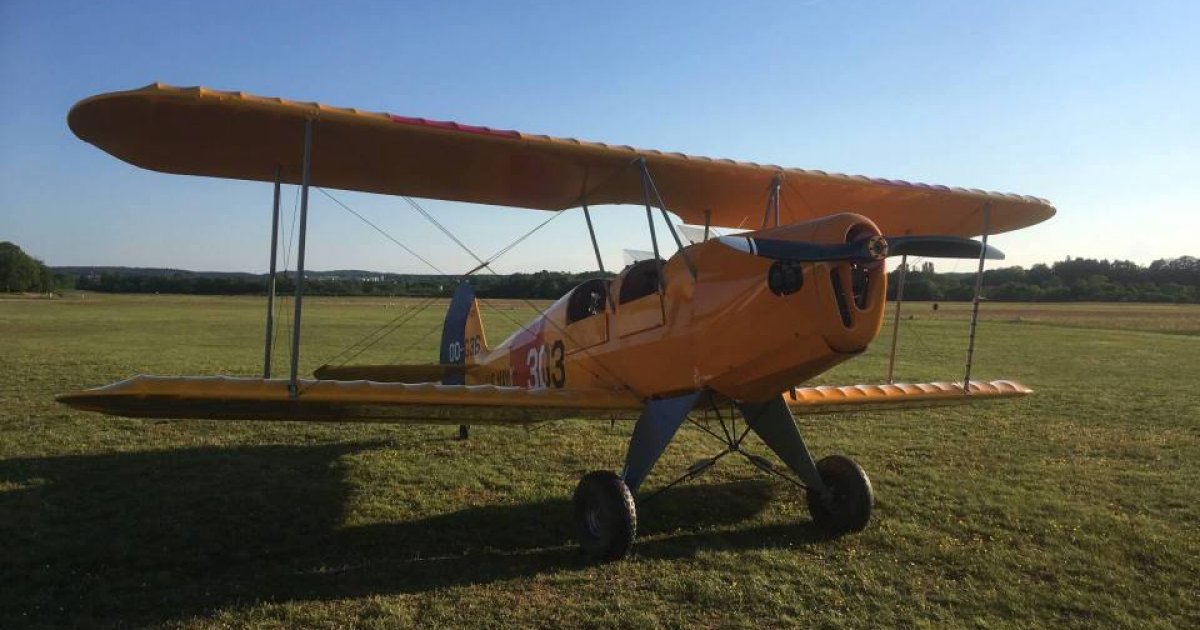Vol découverte en avion biplan rétro en Lorraine - dans les Vosges