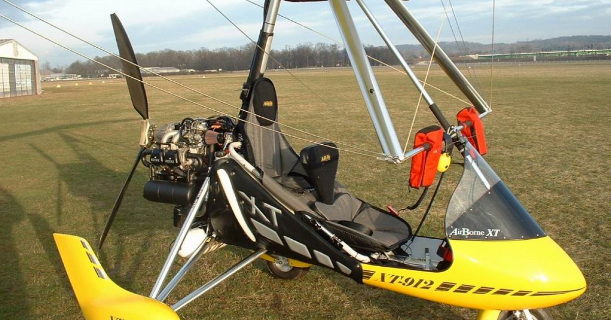 Baptême en ULM pendulaire près de Meaux, Ile de France